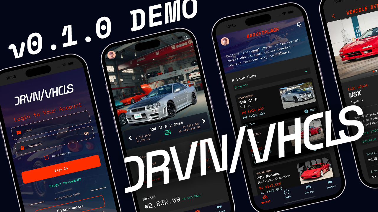 The DRVN/VHCLS Proof-of-Concept App Demo is Here