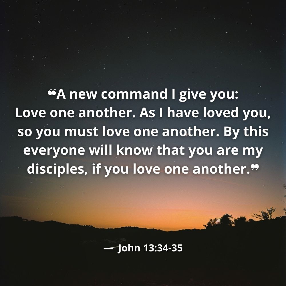 Verse of the Day: John 13:34-35