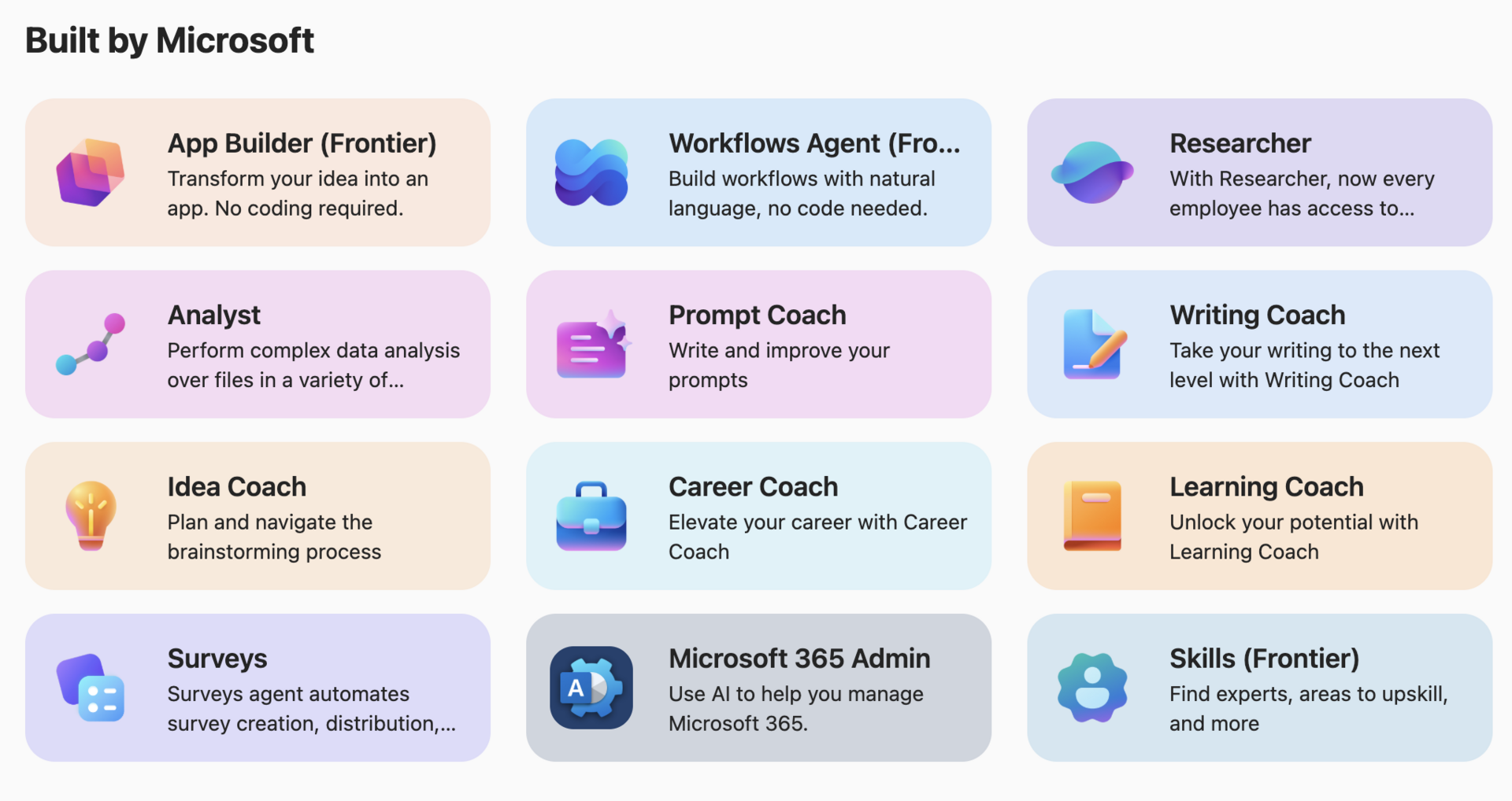 Introducing Copilot Agents