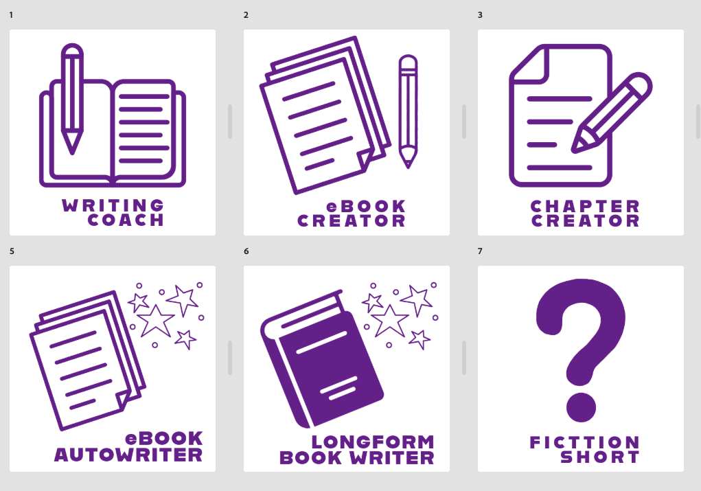 Update + Help Choose the Fiction Writer Icon!