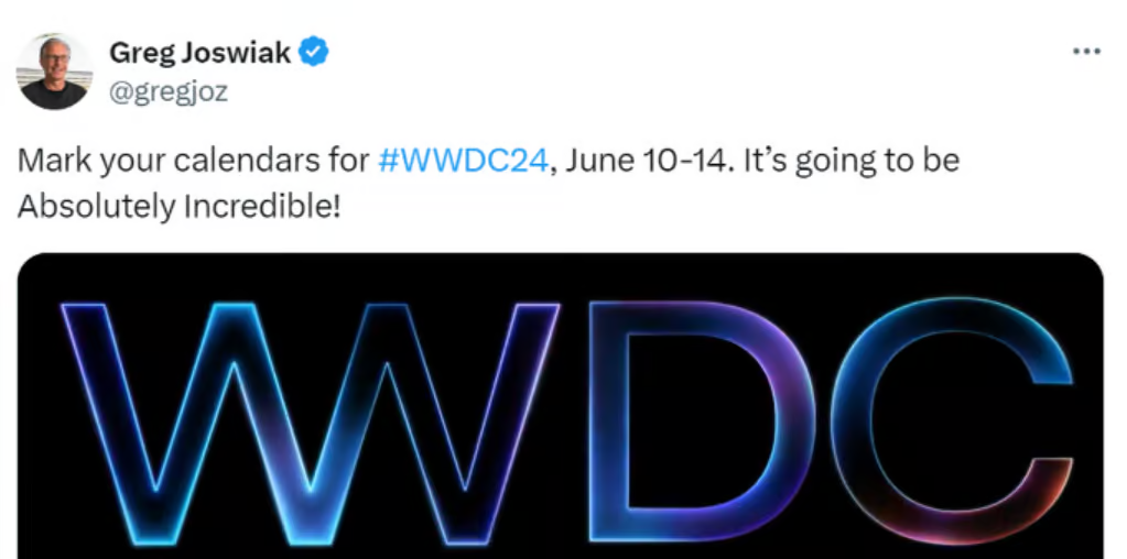 Apple plans AI unveils for WWDC 24