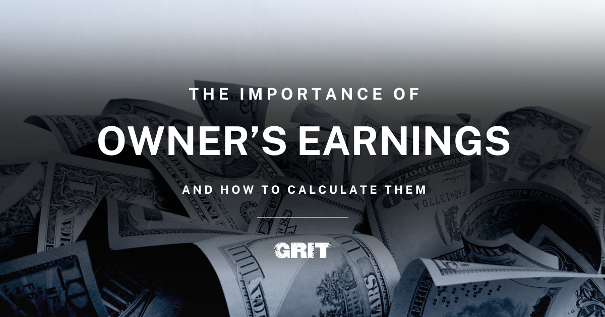The Importance of Owner's Earnings