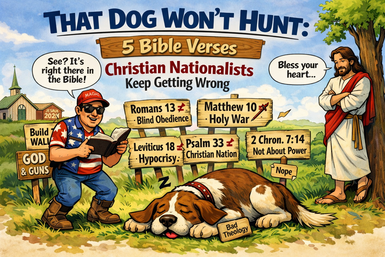 That Dog Won’t Hunt: 5 Bible Verses Christian Nationalists Keep Getting ...