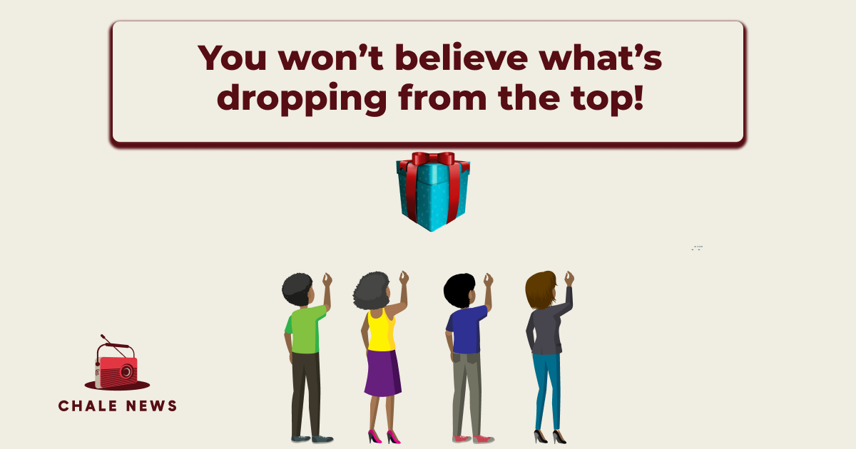 You won’t believe what’s dropping from the top!