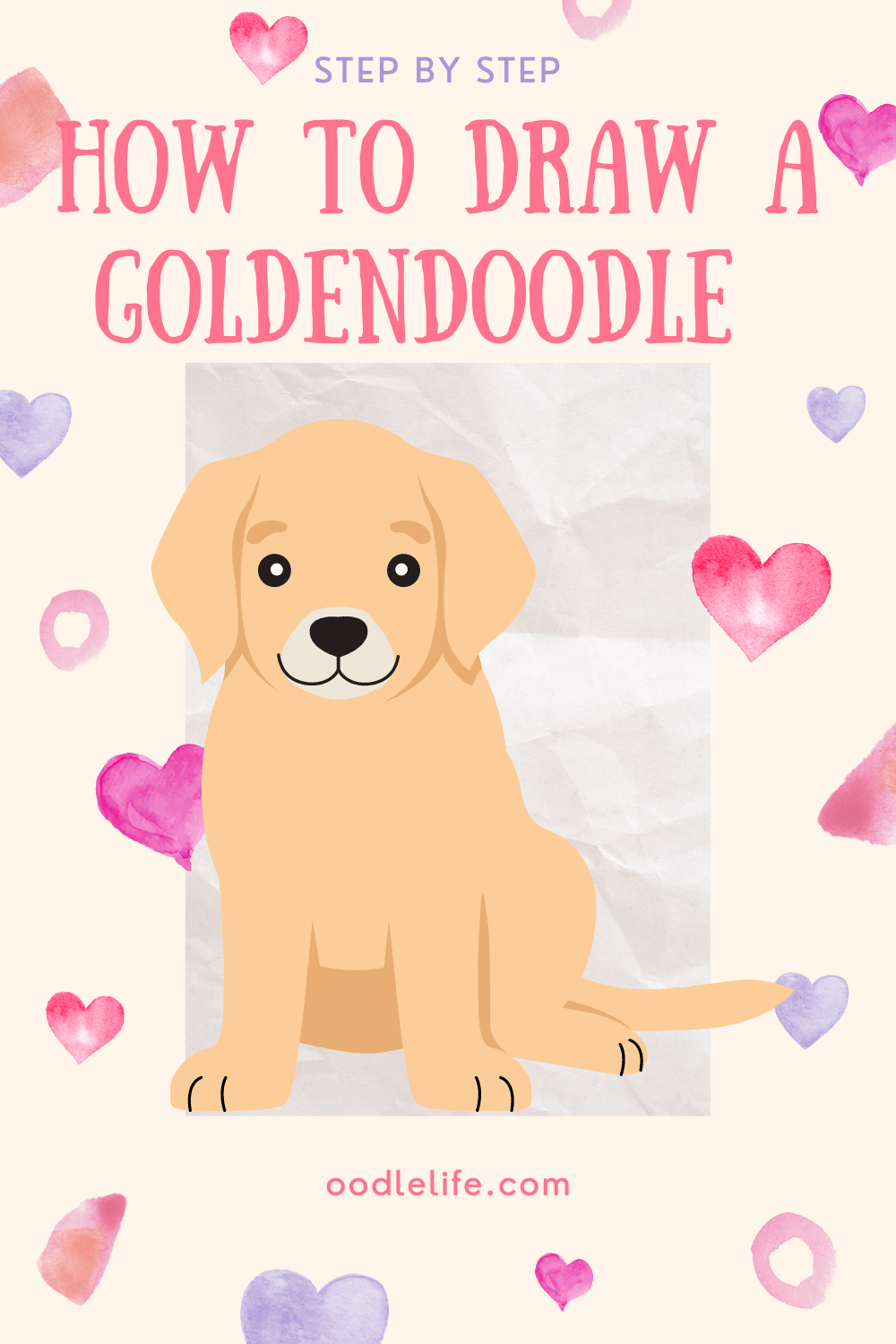 How to Draw a Goldendoodle (Step by Step)