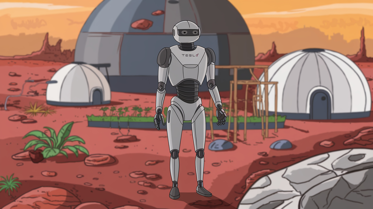 Tesla Optimus is heading to Mars