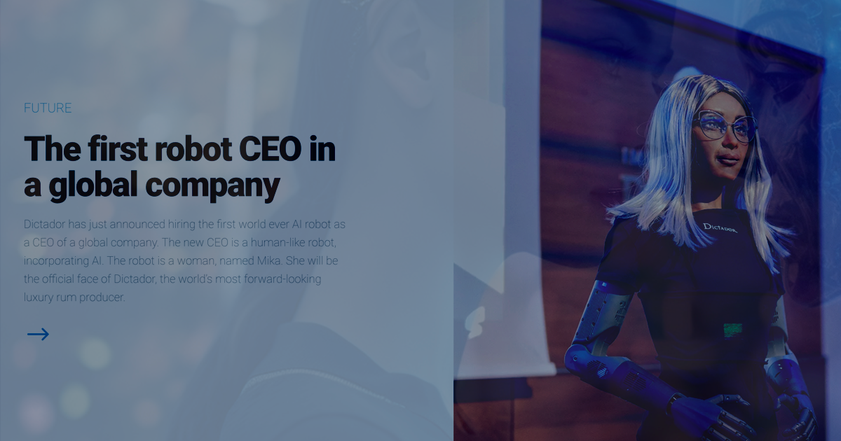 World's First Robot CEO