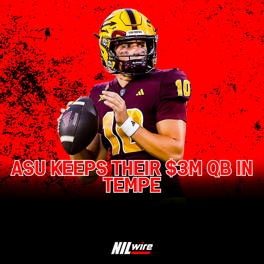 🏅 ASU keeps their $3M QB in Tempe