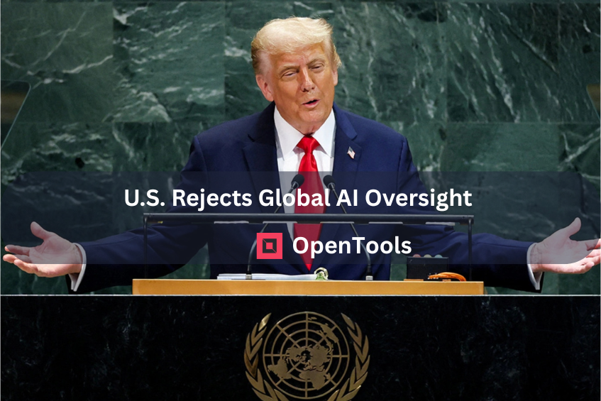 😳U.S. Rejects Global AI Oversight