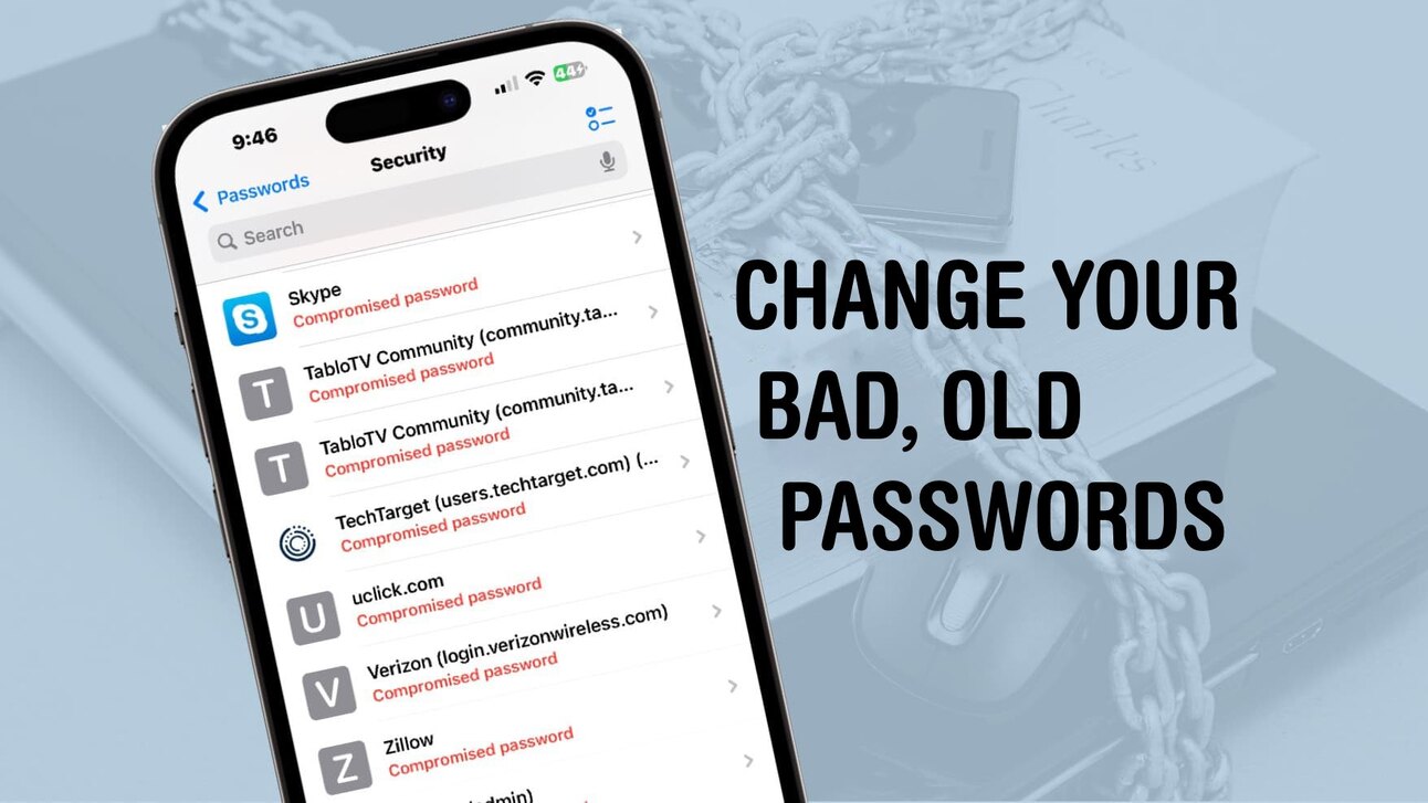 Bad passwords? Fix 'em!
