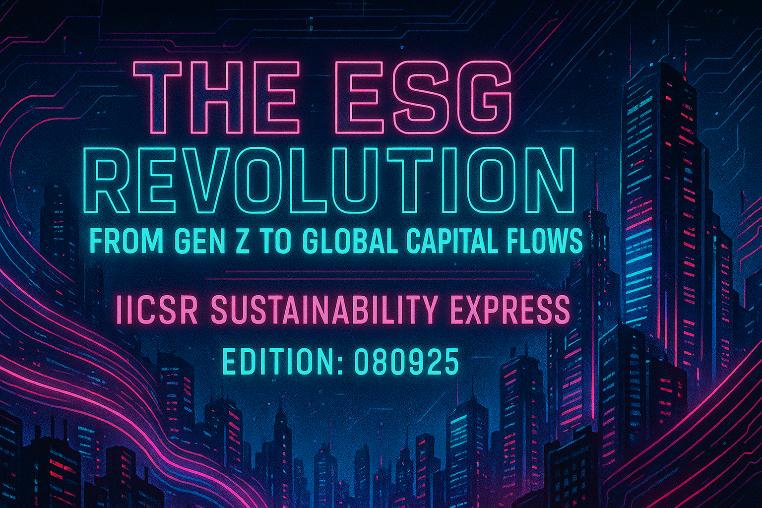 The ESG Revolution: From Gen Z to Global Capital Flows | IICSR ...