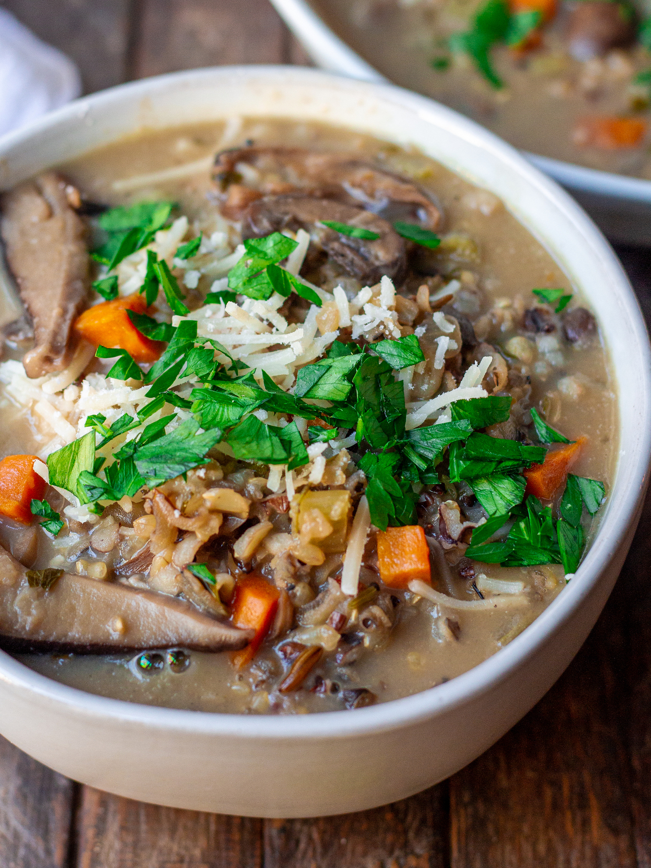 Mushroom Wild Rice Soup