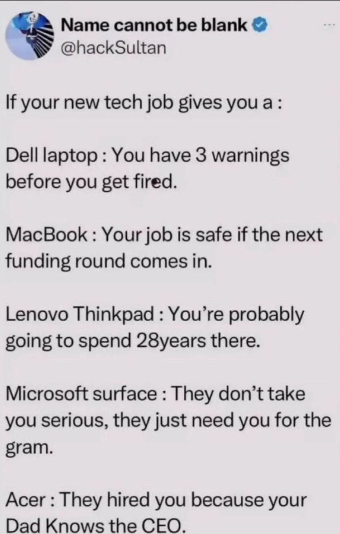 Dude, You're Getting A Dell
