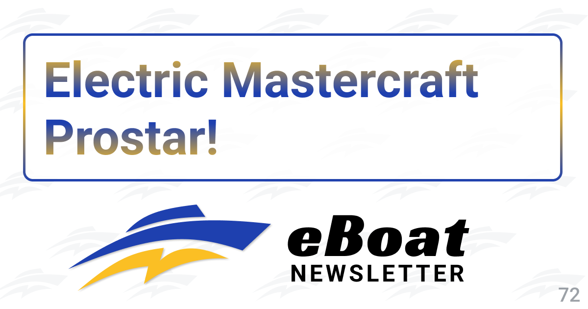 Electric Mastercraft Prostar!