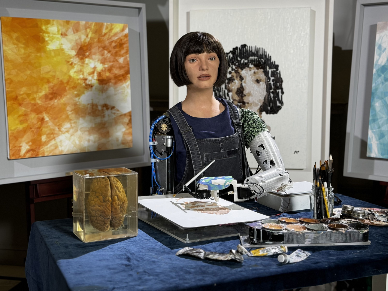 $1M Robot-Painted Portrait Sparks a New Era in AI Art