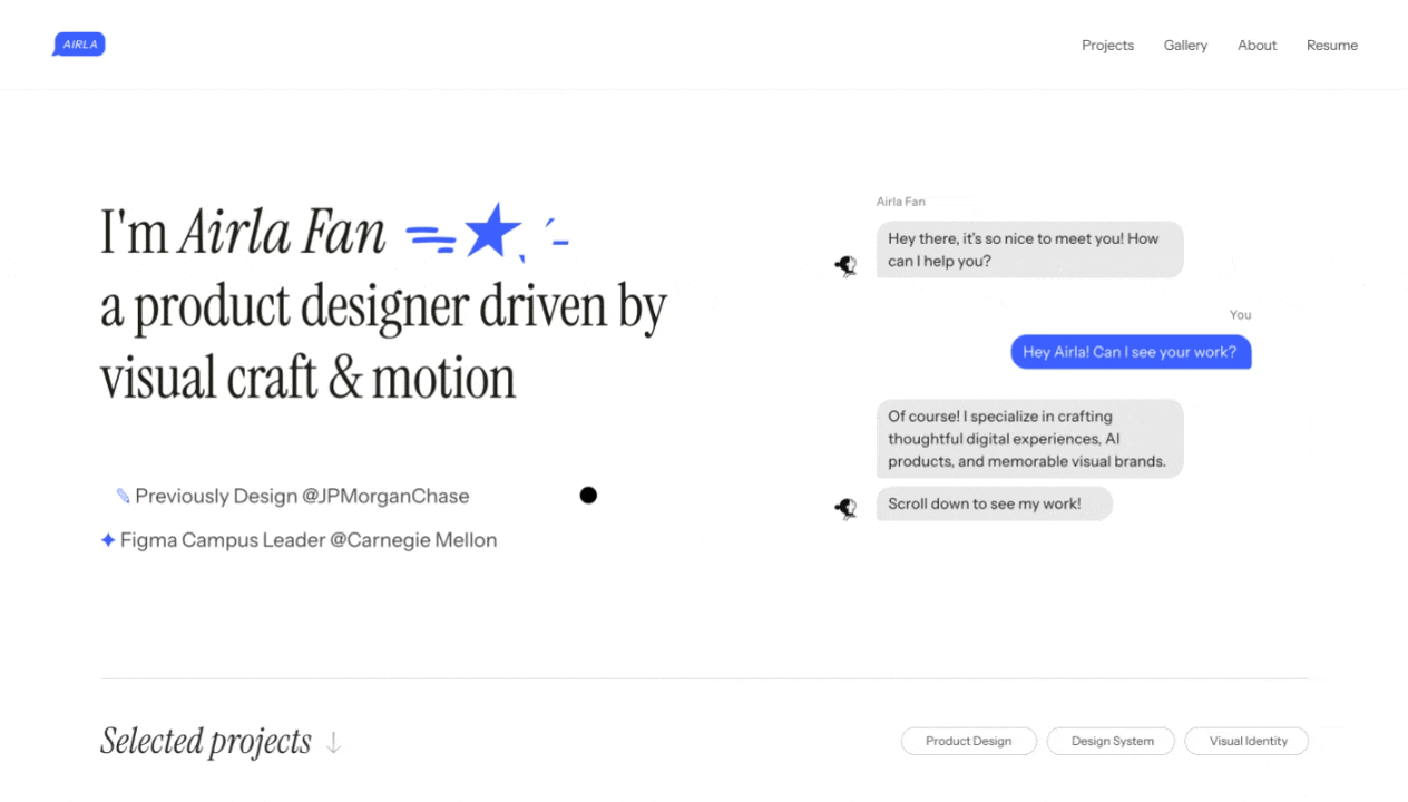 Junior Portfolio Showcase: Airla Fan