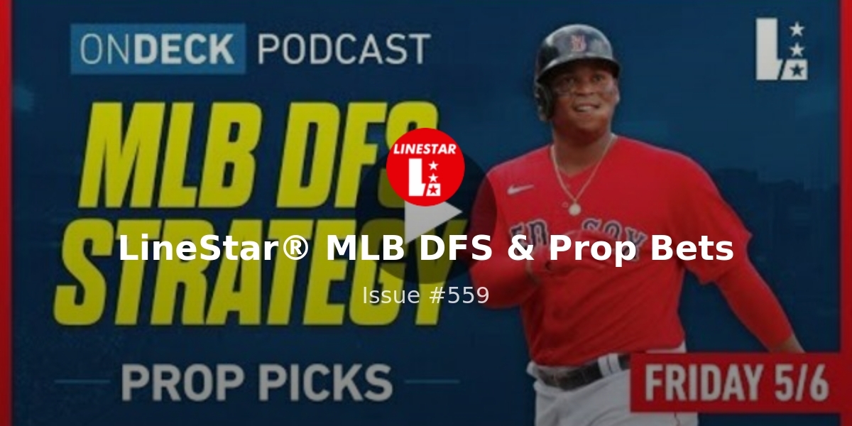 Top MLB DFS Plays 5/6 | ☔⚾ Flash Flood Friday ⚾☔