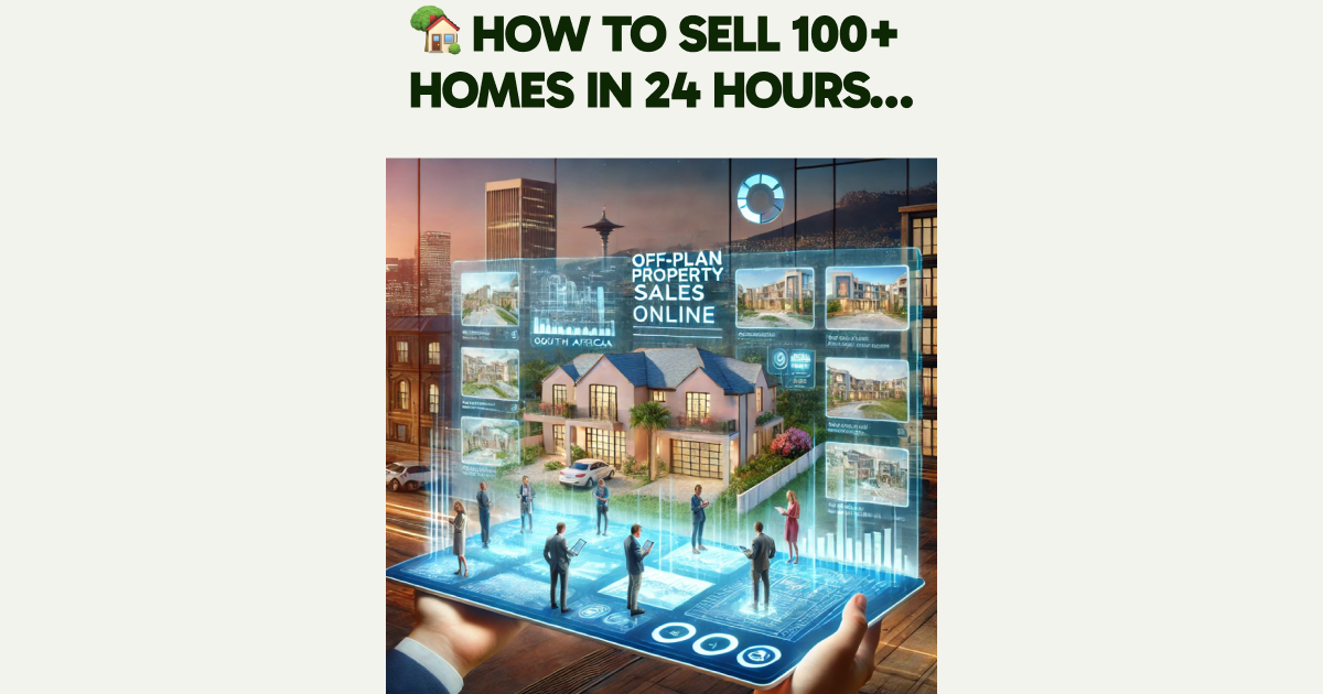 Boosting Off-Plan Sales 🏡 Selling 100+ Homes in 24 Hours...