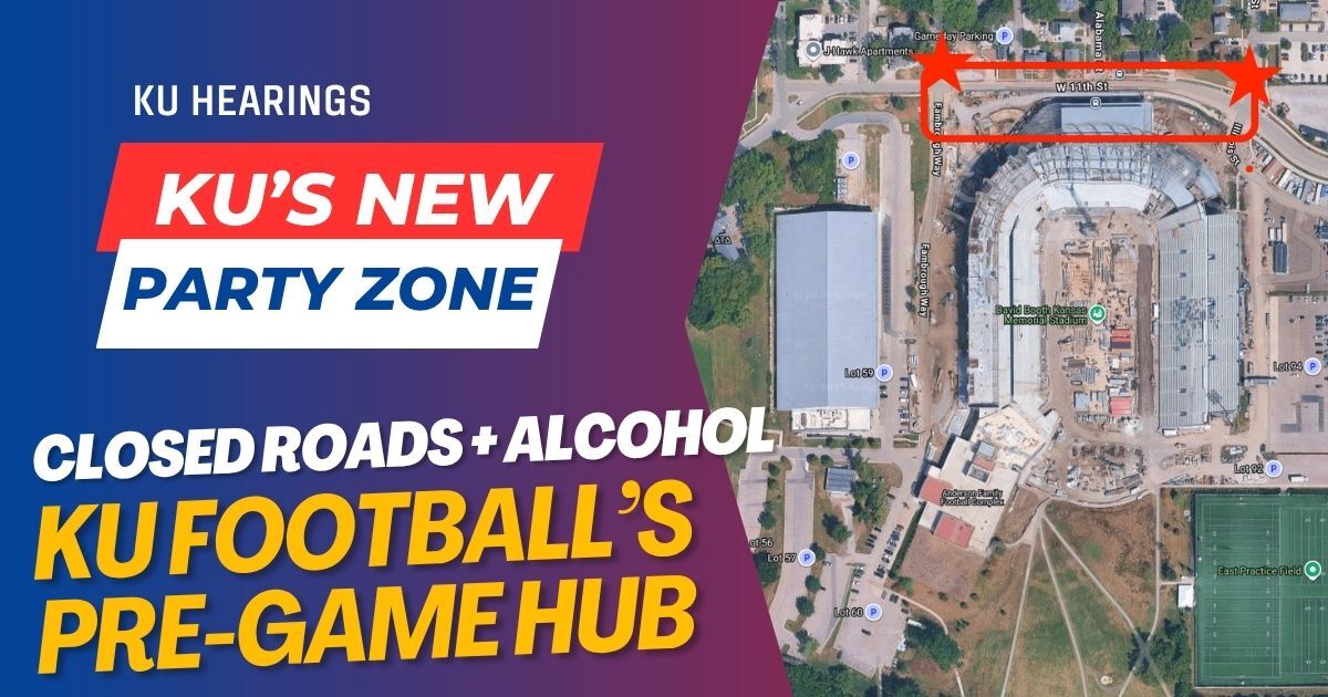 🏈🍻 KU Scores Big: Pre-Game Event Zone and Alcohol Sales Approved