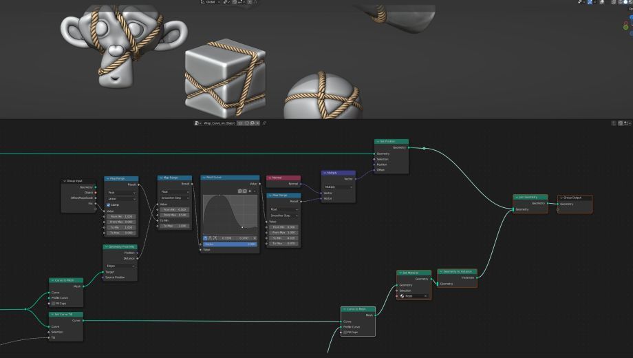 A New Geometry Nodes Setup For Creating Ropes