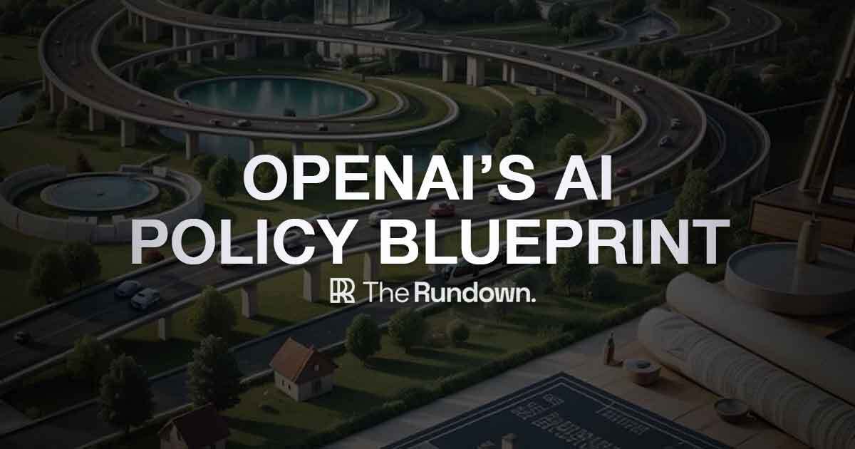 OpenAI's AI policy blueprint