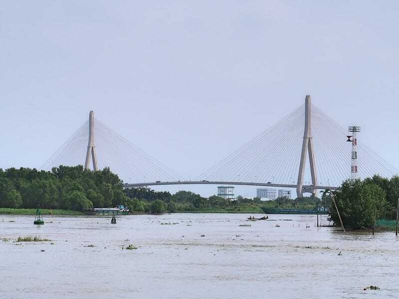 Big bridges of the Mekong Delta