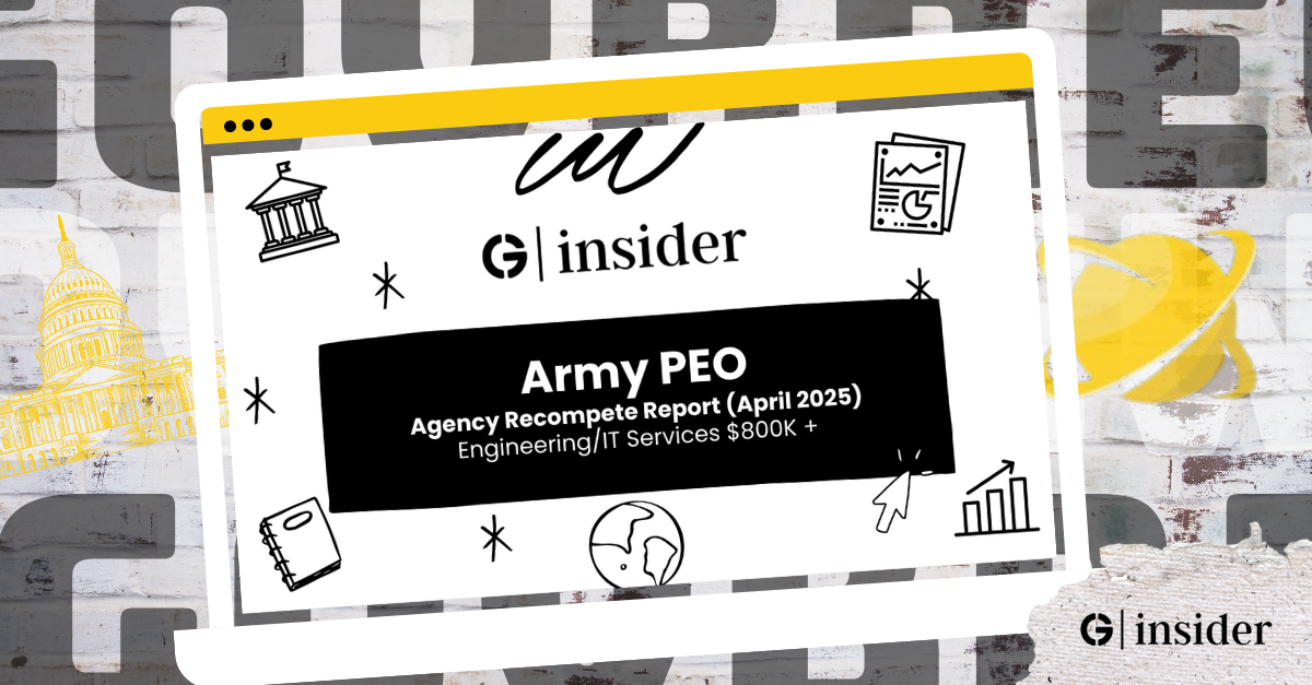 Recompete Report: Army PEO