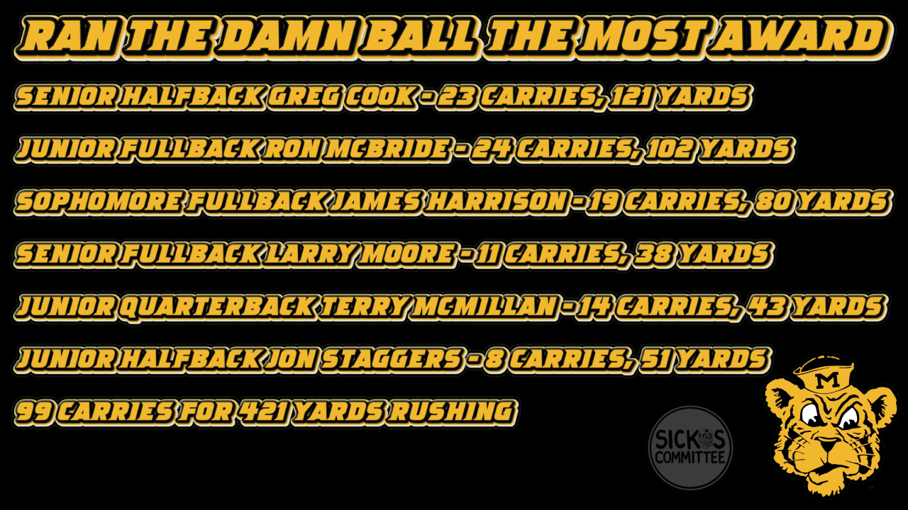 A seemingly forgotten NCAA Record about RUNNING THE DAMN BALL