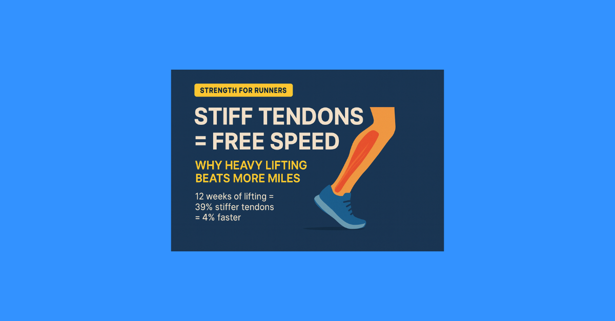 🏃‍♂️ Stiffer Tendons = Free Speed: The Science of Strength Training 💪