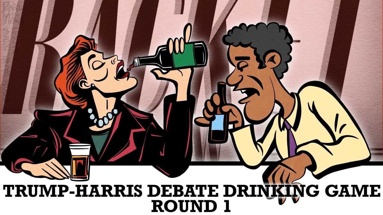 Official Donald Trump-Kamala Harris Debate Drinking Game Rules