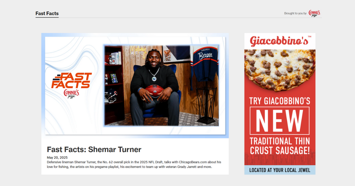 The Chicago Bears' Winning Website Strategy