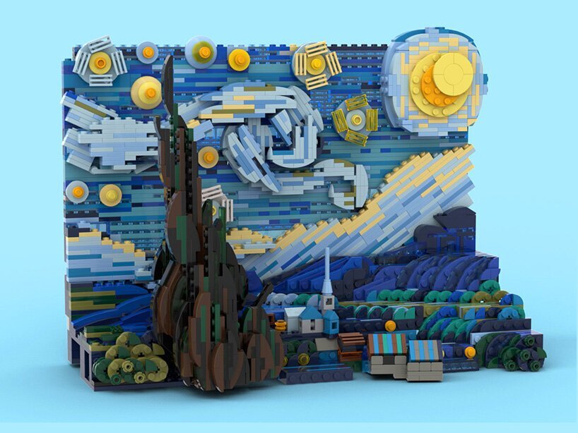 Build Your Masterpiece with this LEGO Van Gogh Starry Night