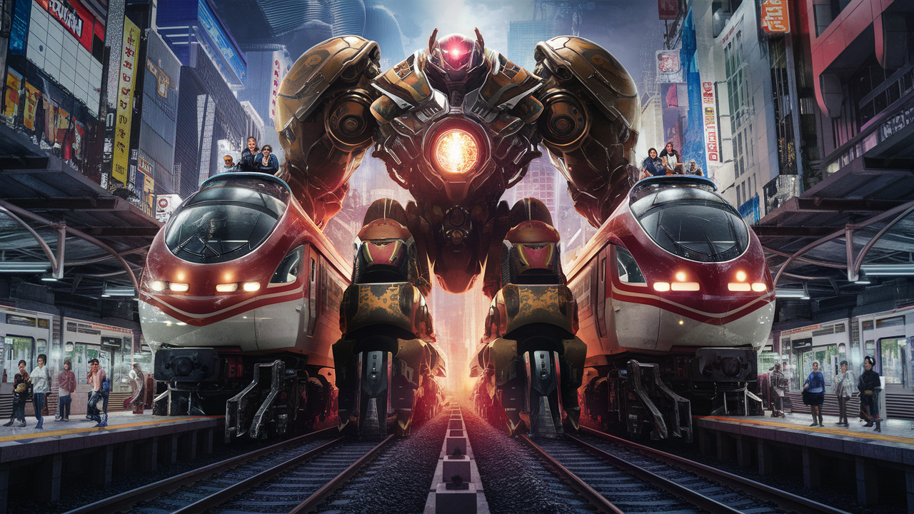 🤖 Giant robots take over Japan's railways