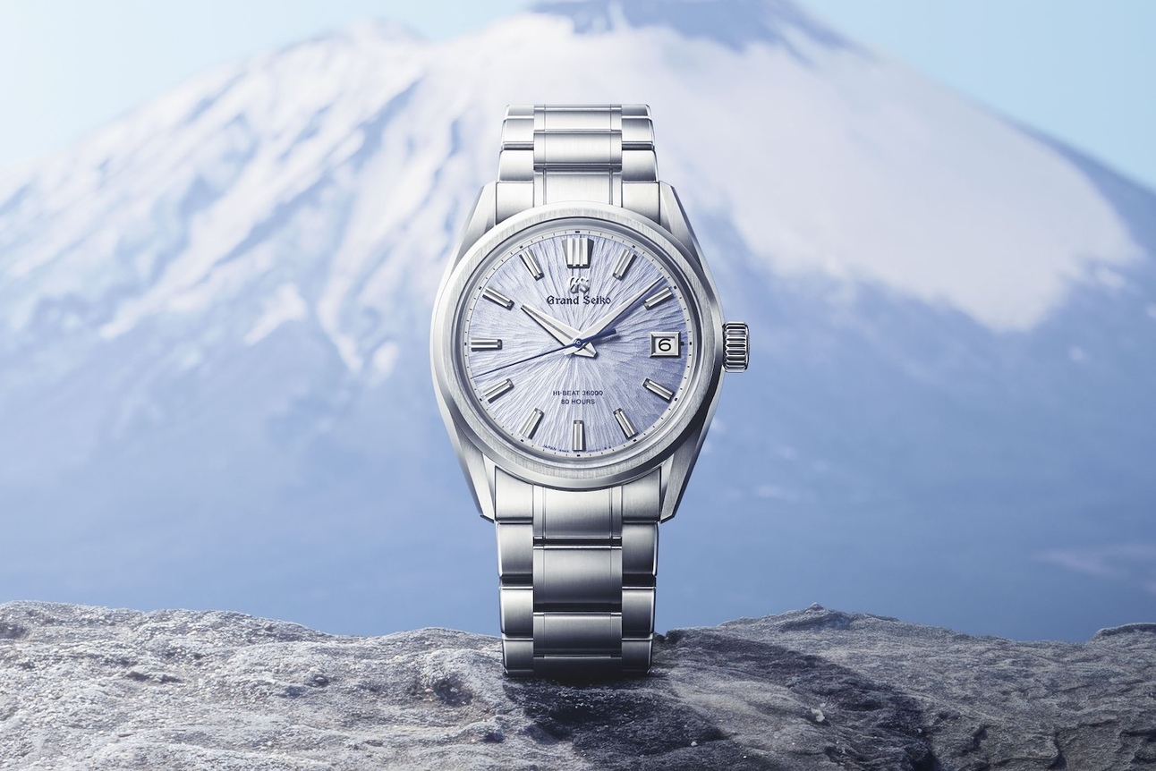 Grand Seiko Gives White Birch A Dramatic Icy-Blue Color; Porsche Design ...