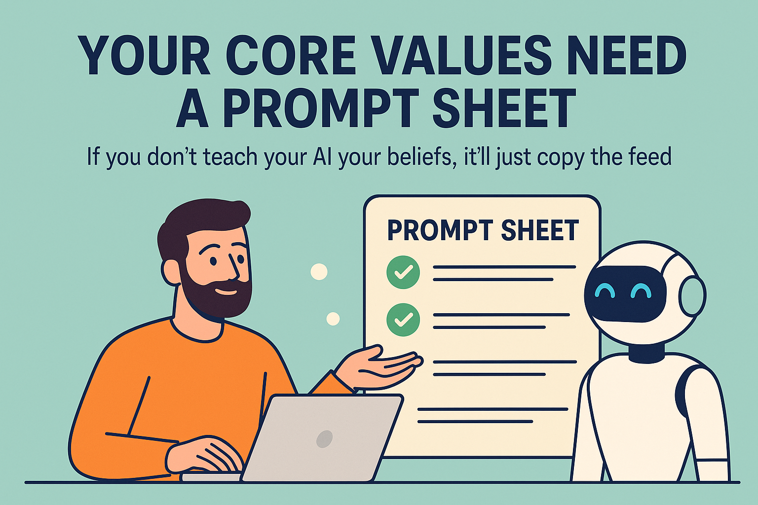 Your Core Values Need a Prompt Sheet