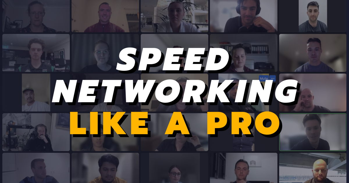🤝 Speed Networking: 5-steps to do it like a pro