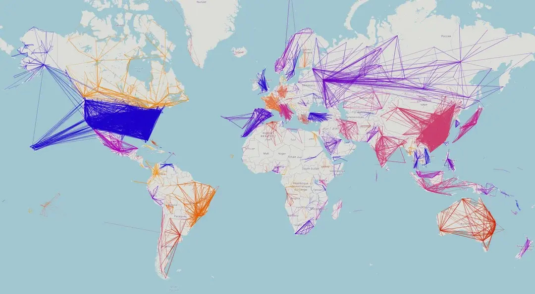 12 Midweek Maps: Domestic Flights, Metal Bands, John & Time Zones