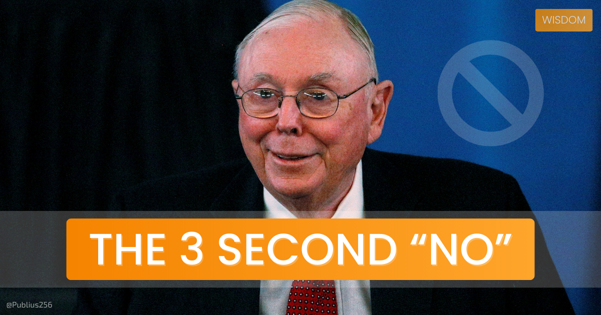 🚫 3 Seconds to Wisdom: Mastering the Art of Saying No