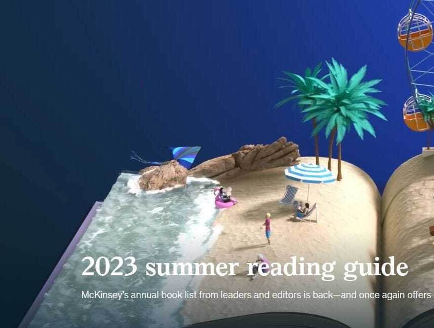 McKinsey: Here’s what I’m reading this summer (2023)