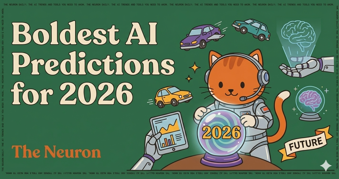 😸 We're live sharing our predictions for 2026