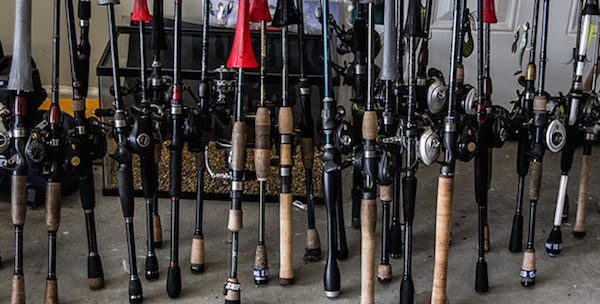 6 Rod and Reel Bass Fishing System | Rods by: Jason Sealock