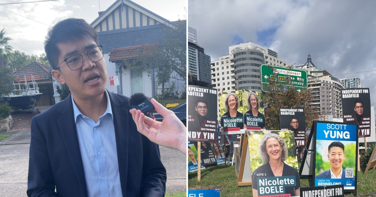 Independent candidate for Bradfield Andy Yin explains his preferences