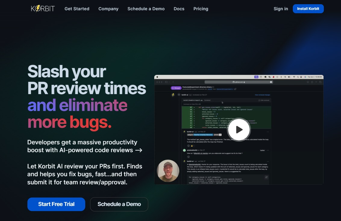 Korbit AI: A Ferramenta Inteligente para Revisão de Códigos