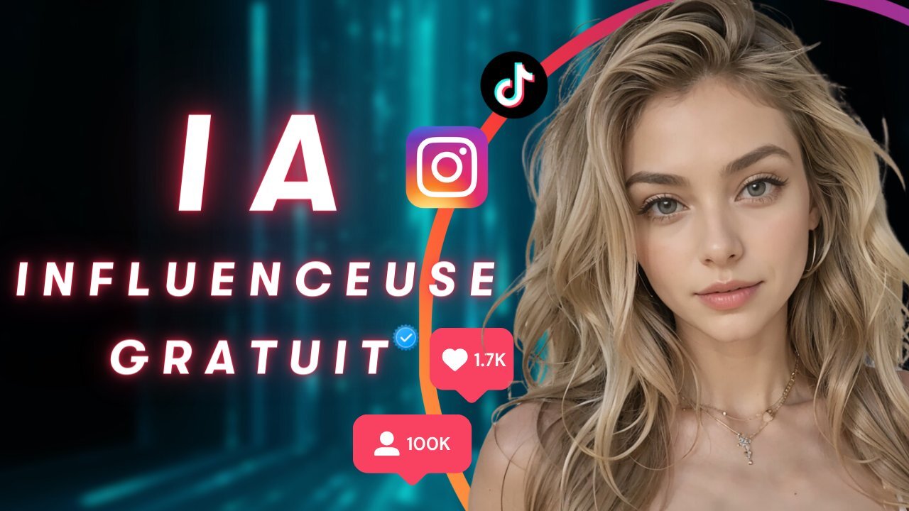 Comment créer une influenceuse IA Tiktok Instagram sans midjourney