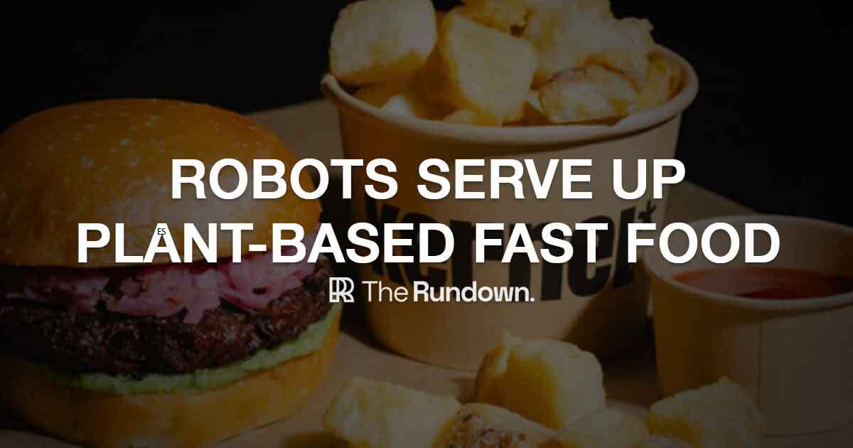 ⚡️ New restaurant run by robots...