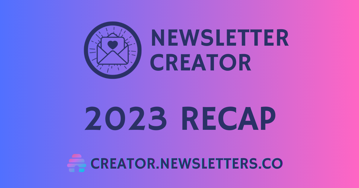 👏 2023 Recap
