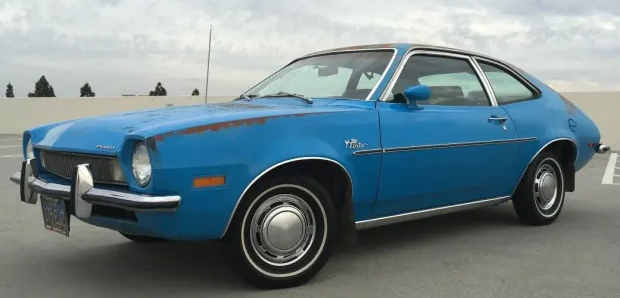 Blue Ford Pinto