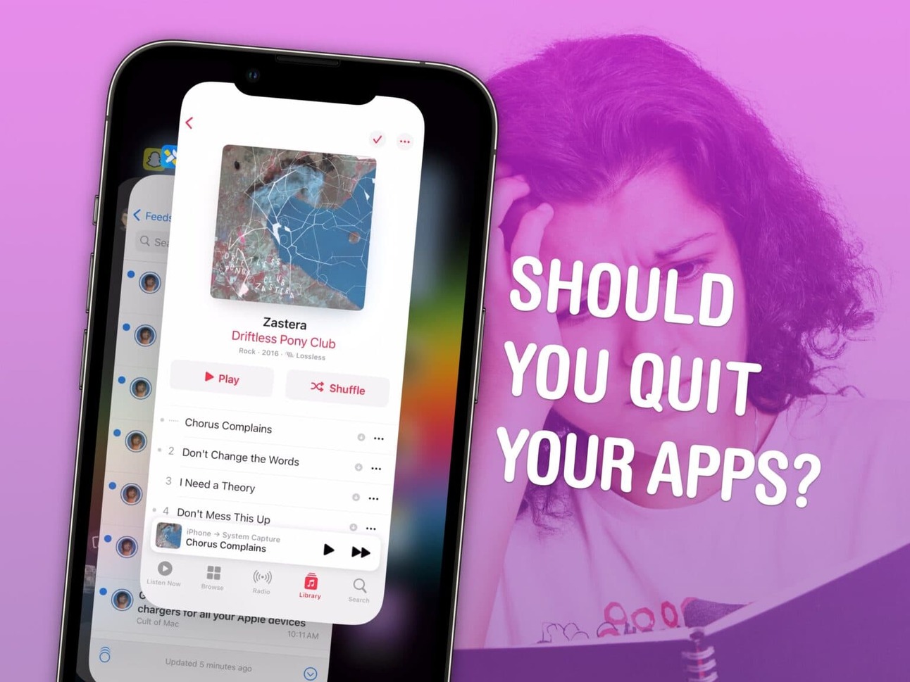 Don't quit your iPhone apps
