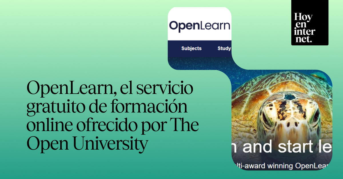 OpenLearn, el servicio gratuito de formación online ofrecido por The Open University