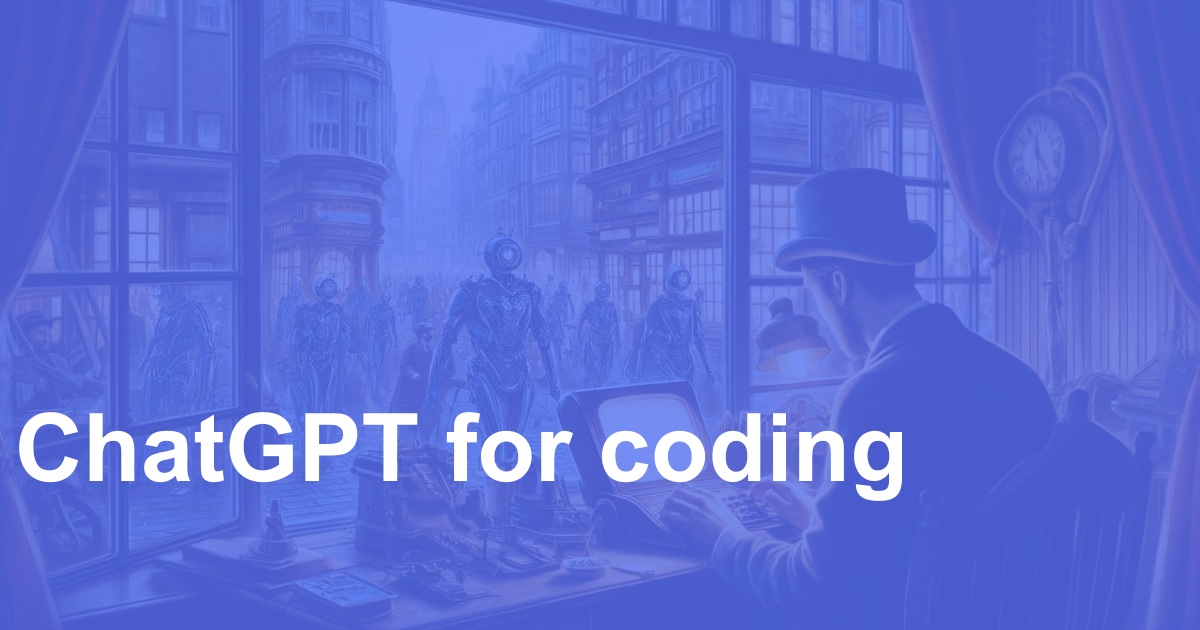 ChatGPT is a powerful coding assistant 💻
